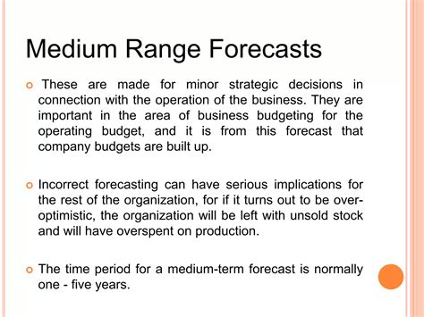 Forecasting And Methods Of Forecasting In Production Planning Pptx
