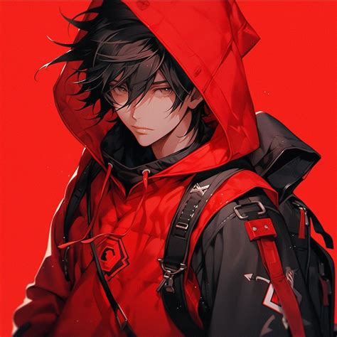 Red Anime Background Pfp In 2025 Character Portraits Anime