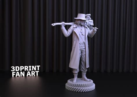 Heisenberg 3d Model Stl File Resident Evil Village Statue Digital