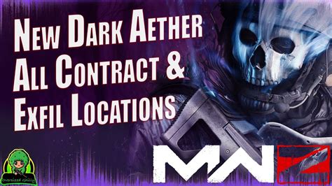 Season 2 New Dark Aether MW3 Zombies All Contract Exfil Locations YouTube