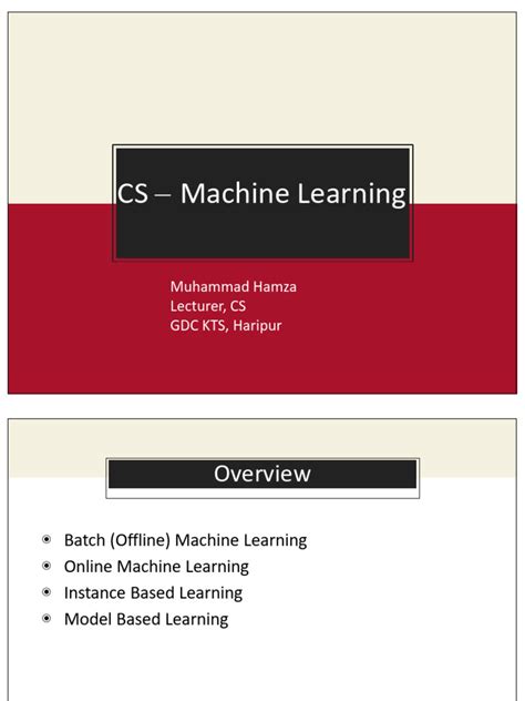 ml lecture 2 pdf machine learning applied mathematics