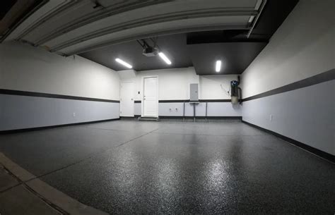 Black And White Garage Floor Epoxy Flooring Ideas