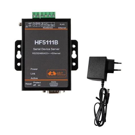 Generic Hf5111b Industrial Modbus Serial Rs232 Rs485 Rs422 To Ethernet Converter Device Modbus