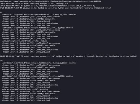 CPU版本UIE示例无法跑通 Issue PaddlePaddle FastDeploy GitHub