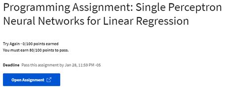 c1 w3 assignment zero grade linear algebra for machine learning and
