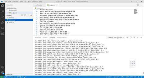Entry 11 By Rmand For Small Python Script For Bulk Whois Export Freelancer