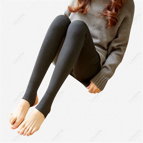 Ladies Thickened Panty Hose Sitting Woman Dark Gray Dark Floor Png