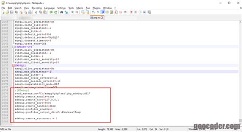 Installing Xdebug For On Xampp Php 56 In Windows Goocoder