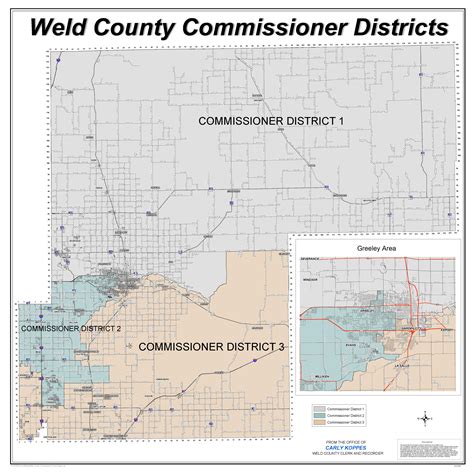 Commissioner Districts Weld County