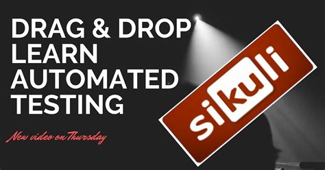 A Programmers Day Drag And Drop Operation In Sikulix For Automated