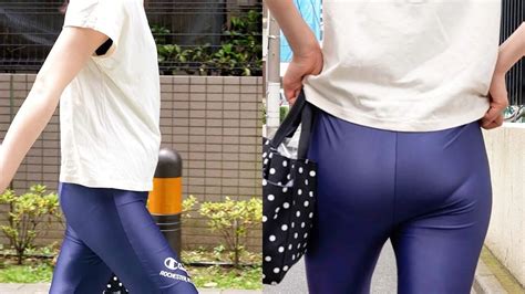 ジム帰りの人妻ピタパンレギンス パン線もろ出しでエロいw ストーキング記録 チラ見せガールズ