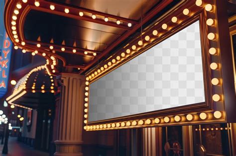 Movie Theater Marquee Png