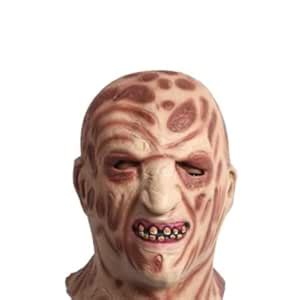 Buy Wanna Party Halloween Freddy Kruger Burnt Face Mask Horror Scary