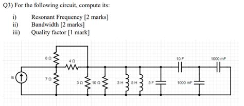 solved q3 for the following circuit compute its i