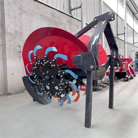 Tractor Mounted Ditcher Matched With 35 55hp Tractor Digging Machine