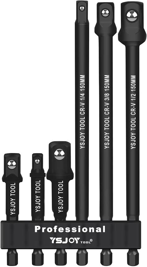 Auniwaig Impact Socket Adapter Set 14 Inch Hex Shank Impact Driver Socket