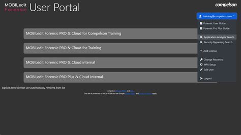 Application Analysis Search