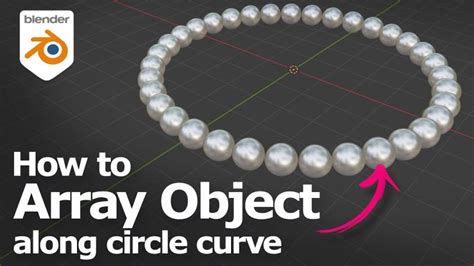 Artist B On Linkedin How To Array Object On Circle Curve In Blender 4 Using Modifier