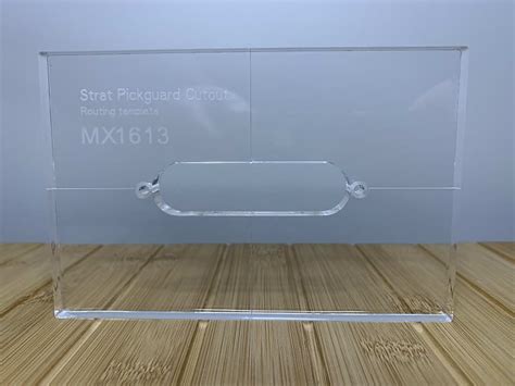 Stratocaster Pickguard Cutout Routing Template Reverb