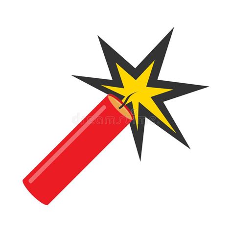 Explosive Dynamite Isolated On White Background Dynamite Explosion