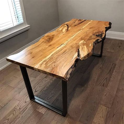 Introducing The Raw Edge Wood Coffee Table A Stylish And Functional