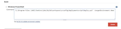 Jenkins Cannot Execute Powershell Under Program Files Stack Overflow