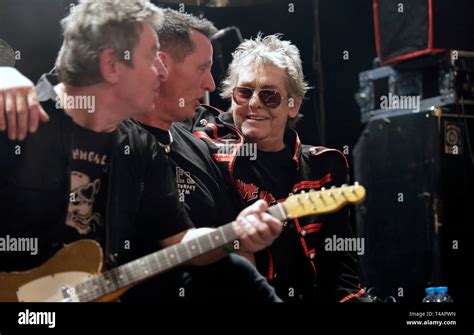 L R Richard Holgarth Simon Bowley And Barrie Masters Of Eddie And The Hot Rods On Stage At O2