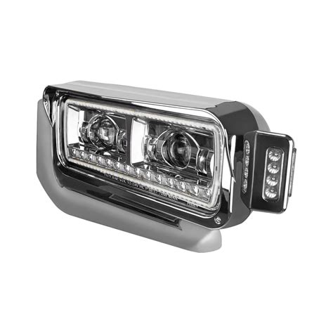Headlights Led Projection Headlight With Mounting Arm And Turn Signal