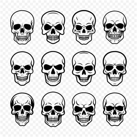 Skull Tattoo Outline Designs