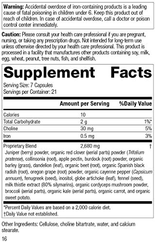 Standard Process Sp Cleanse Whole Food Gallbladder Cleanse Liver