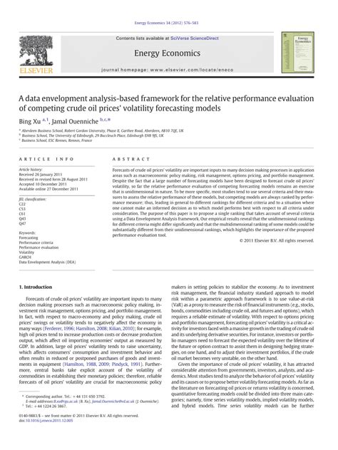 Pdf A Data Envelopment Analysis Based Framework For The Relative