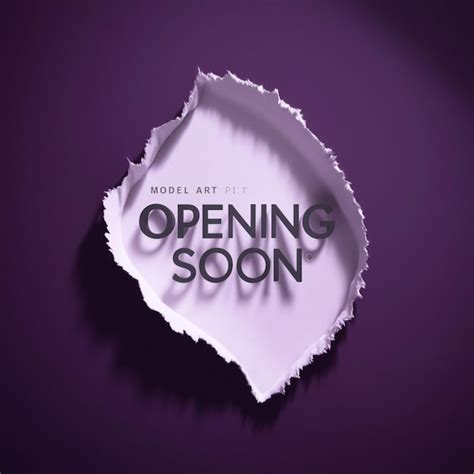 Premium Photo A Paper That Says Opening Soon