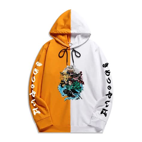 Anime Demon Slayer Zenitsu Tanjiro Inosuke Cosplay Hoodies