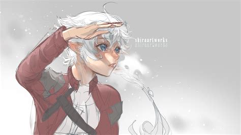 Sketching Alisaie By Me R Ffxiv