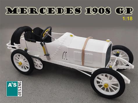 Mercedes 1908 Gp Free 3d Print Model Makerworld