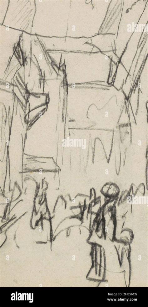 With The Royal Palace And The New Church Page 84 From A Sketchbook