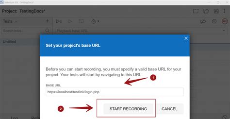 Record Test Script Using Selenium Ide Testingdocs