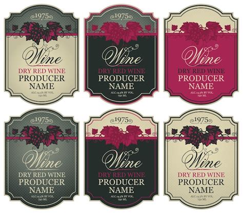 Premium Vector Wine Label