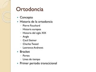 1 Historia De La Ortodoncia Pdf