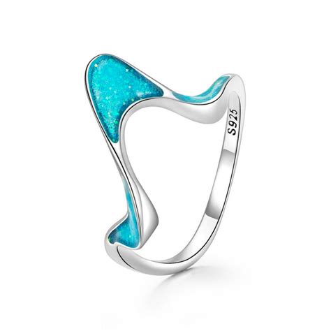 Enamel Waves Ring Citrus Reef