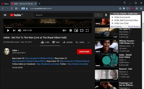 Turn Off Youtube Comments And Live Chat Extension Opera Add Ons