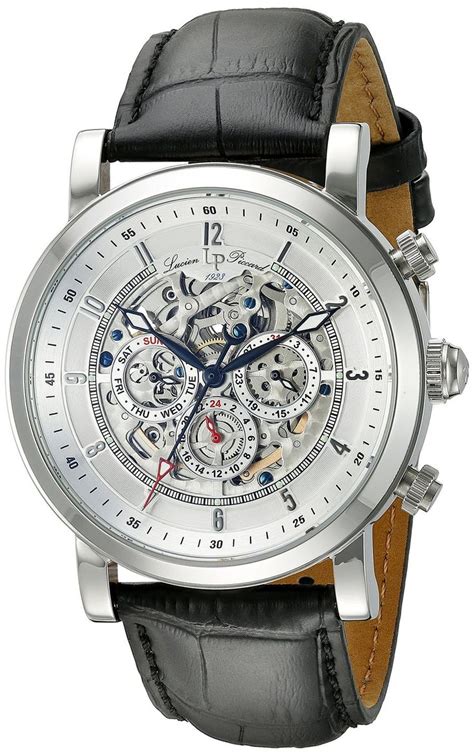 Lucien Piccard Mens Lp 40010a 02s Sultan Stainless Steel Watch With