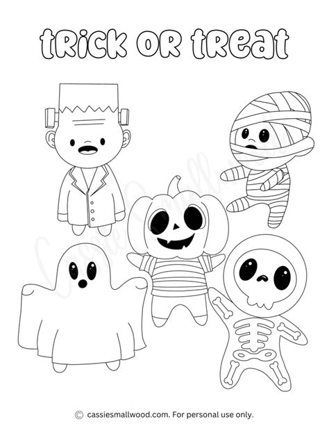 Printable Free Coloring Pages Halloween