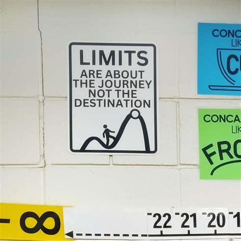 Limits Calculus Poster Math Love