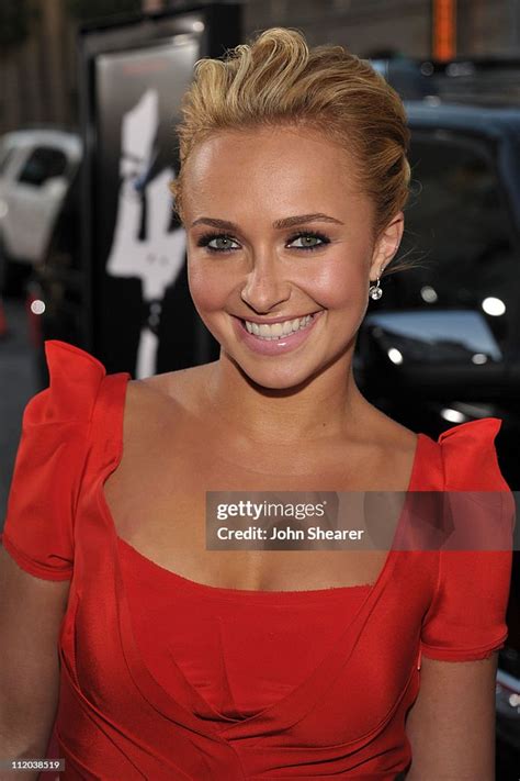 Actress Hayden Panettiere Arrives At The World Premiere Of The News