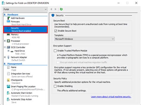 deploying the foldr server on hyper v gen 2 uefi and secure boot foldr
