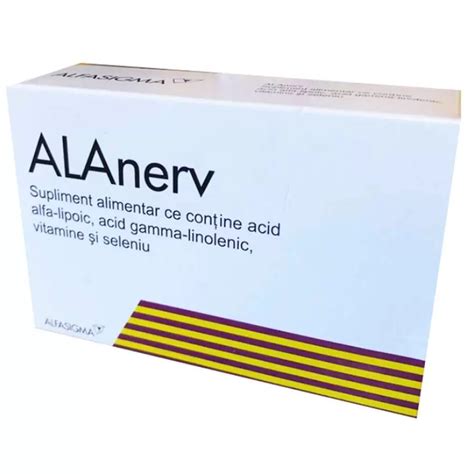 Vitamine și Suplimente Alanerv 20 Capsule