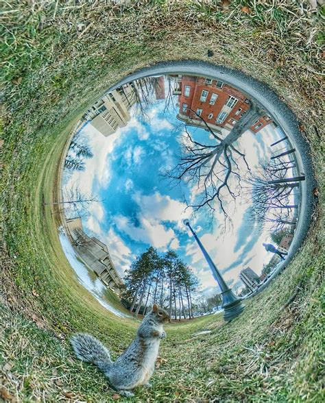 Tiny Planet Shot On A 360 Camera Not Edited R Pics