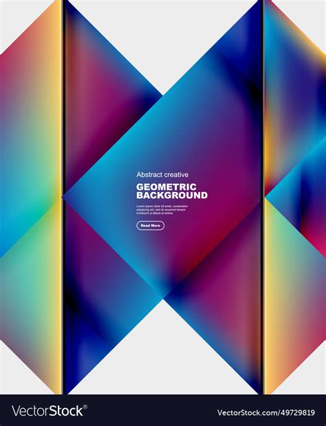 Gradient Triangles Abstract Background Royalty Free Vector