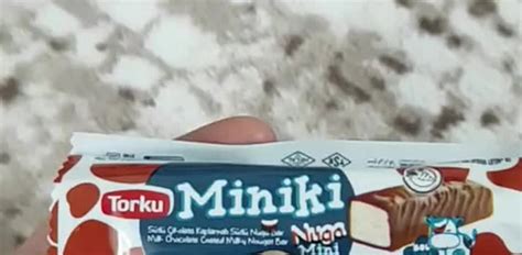 Torku Paket İçinden Miniki Nuga Mini Çikolatanın Ambalajı Açık Çıktı